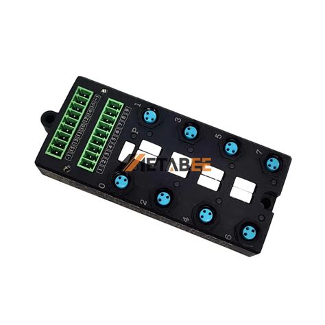 M8 8 Ports Distribution Block With Pcb Connection Interface Metabeeai