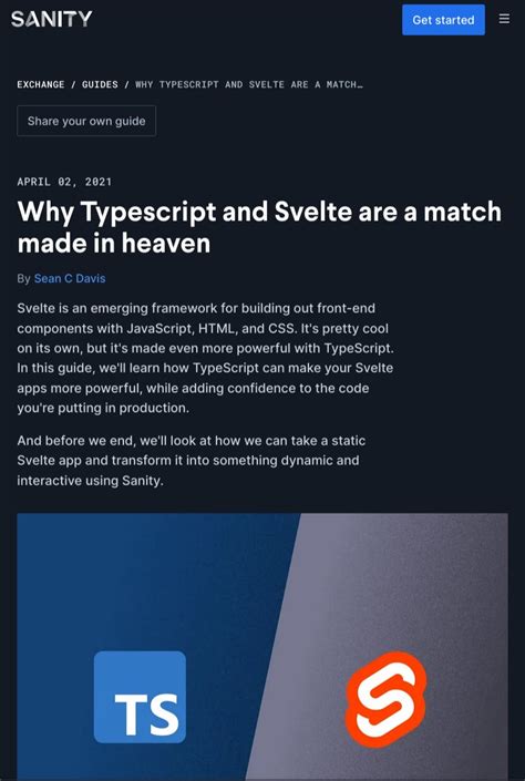 Read Why Typescript And Svelte Are A Match Made In Heaven Anti