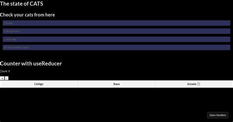 My First Sandbox Codesandbox