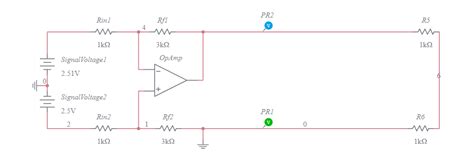 Differential Amplifier Multisim Live