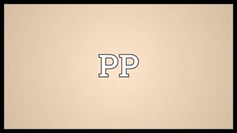 What Does Pp Mean In Text Texting Io