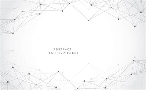 Abstract Geometric Network Connections With Nodes And Lines Jiffy Designs