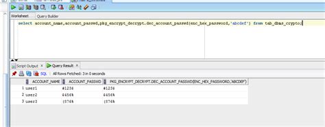 Adithyas Oracle Dba Blog Oracle Database Column Level Data Encryption