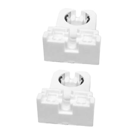 Lifkich 100 Pcs T8 Lamp Holder Fluorescent Tube Socket T8 Lamp Base G13