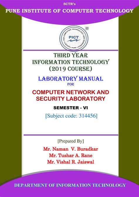 Gdsgsdfg Te It Cnsl 2019 Lab Manual Pict Te It Computer