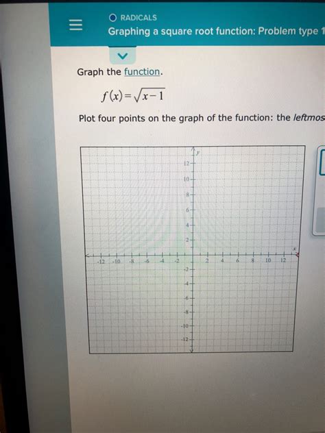 Answered Graph The Function Fx X 1 Plot Bartleby