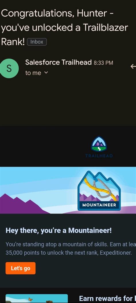 Trailhead Salesforce Learning Hunter Clifton