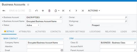 Encrypting Fields In The Acumatica Database