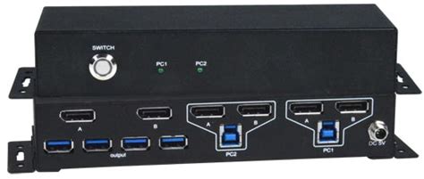 KVM Switches DP DEPZOL Port KVM Switch Dual Monitor DisplayPort X HzDual View
