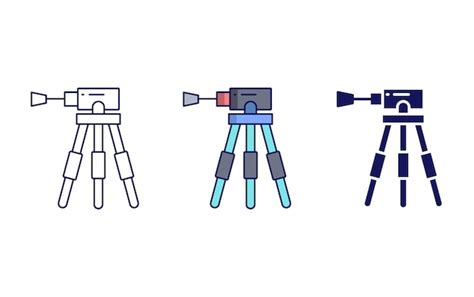 Premium Vector Tripod Vector Icon