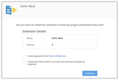 Zoho Vault Online Help Zoho Crm