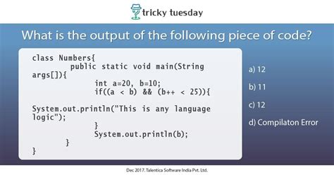 Talentica Software On Linkedin Here Is A Tricky Java Programming