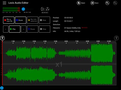 Export A Part Of A File IOS Lexis Audio Editor