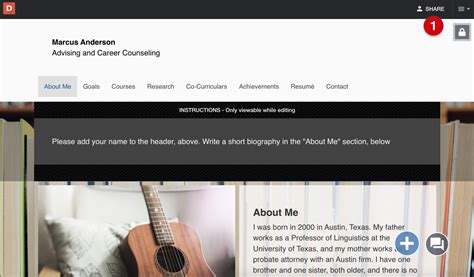 Share And Publish Your Work Digication Help Desk