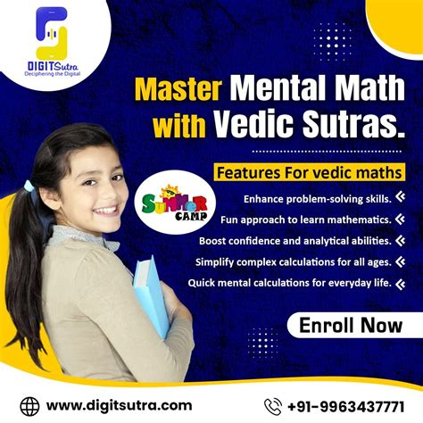 Admissionopen Vedicmaths Vedicmaths Mathssutras Mathsshortcuts