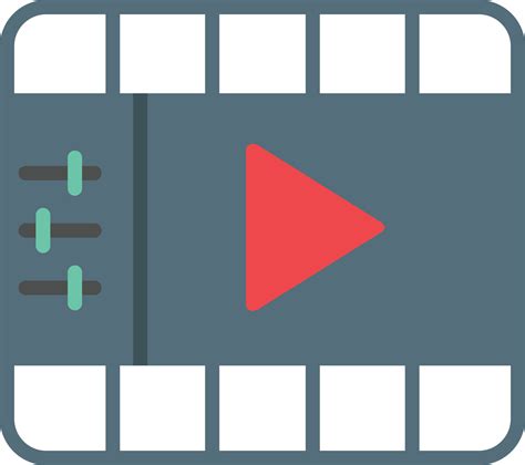 video editor flat icon 12395092 vector art at vecteezy