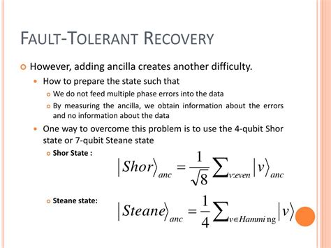 Ppt Fault Tolerant Quantum Computation Powerpoint Presentation Free Download Id 2366389