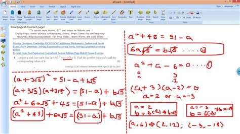 Aluko Sayo Enoch On Linkedin Indices And Surds Involving Equations Additional Math Gcse Igcse
