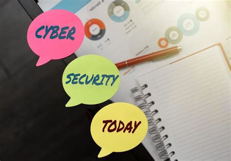 Text Caption Presenting Cyber Security Word Written On Protect A
