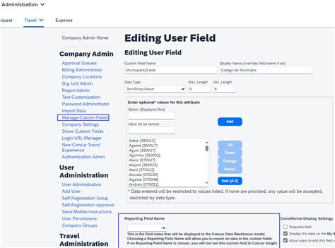 Solved Re Custom Field In Travel Reporting Sap Concur Community