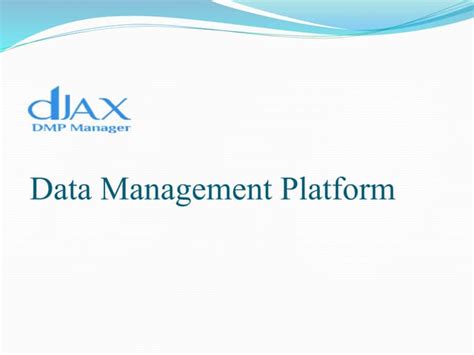 Data Management Platform Ppt