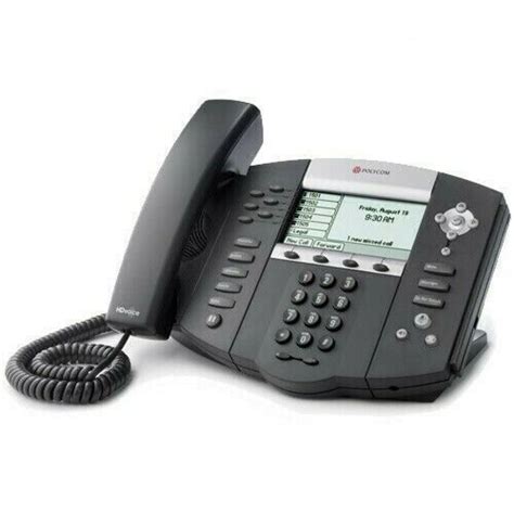 Polycom 2201 12630 001 Soundpoint Ip 650 Sip Poe Voip Phone Base With Handset