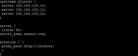 Nginx Load Balancing