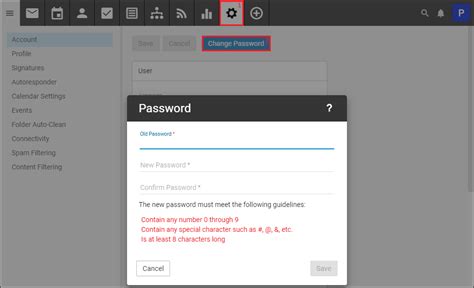 reset email password through smartermail winhost