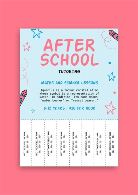 Free Tear Off Flyer Templates Wepik
