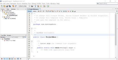Create Java Project Using Netbeans Ide Testingdocs