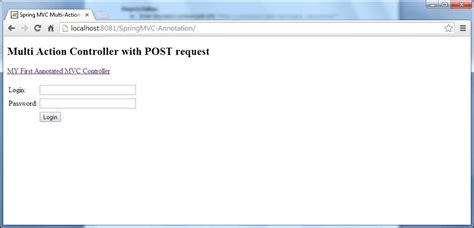 Spring Mvc Multi Controller Actions Using Controller Benchresourcesnet