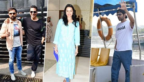 Spotted Akshay Kumar Kartik Aaryan Shraddha Kapoor And Other Celebs Asianet Newsable