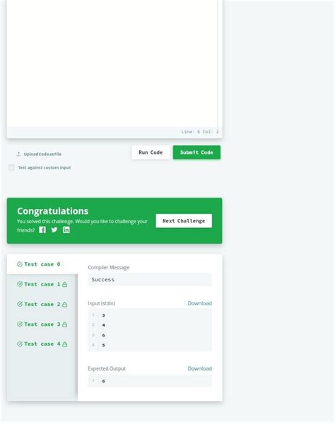 Sreejith S A On Linkedin Day8 365daysofcode Scalerdiscord Scalerlearning Hackerrank