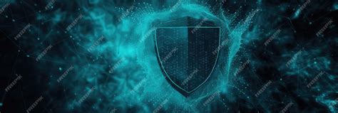 Premium Photo Cyber Security Shield And Network Protection Concept