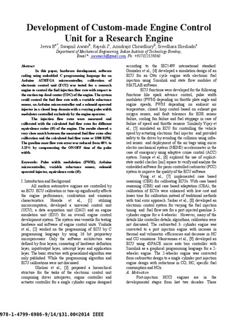 Pembuatan Control Fuel Arduino Pdf Internal Combustion Engine