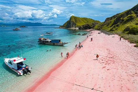 Pantai Pink Amazing Pink Sand Beach In Indonesia