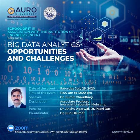 webinar in big data analytics opportunities and challenges big data