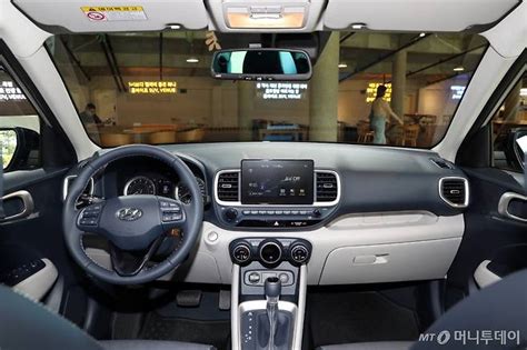 [사진]현대차 소형 Suv 베뉴의 실내