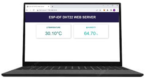 esp32 esp idf dht22 web server