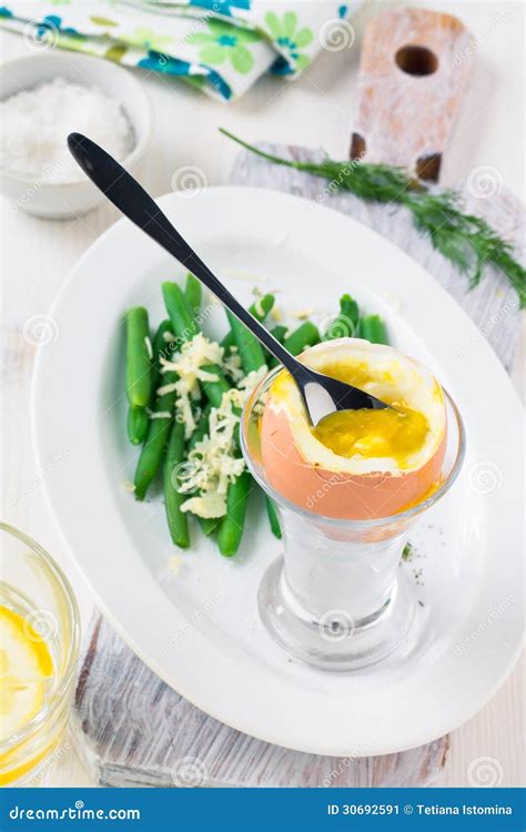 Boiled Egg For Breakfast Stock Image Image Of Healthy 30692591