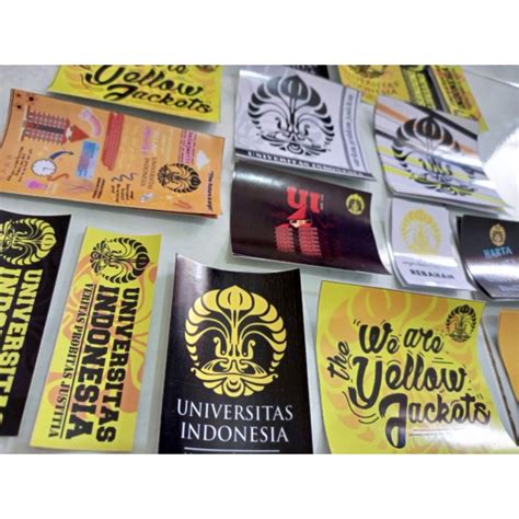Jual Stiker Universitas Indonesia Aksesoris Ui Kampus Sticker Pack Vinyl Shopee Indonesia