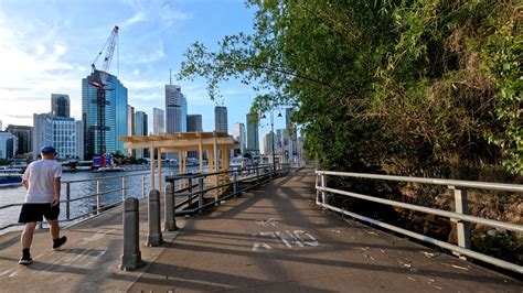 Brisbane By Bike Riding Around South Bank And The Story Bridge Youtube