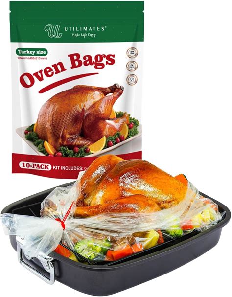 Utilimates Turkey Bags For Oven Hold 15 20 25 Lb Turkey 10