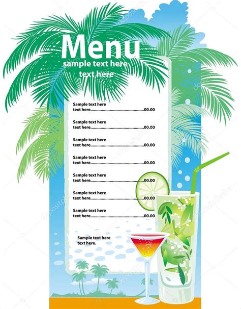 12 Drink Menu Examples To Download