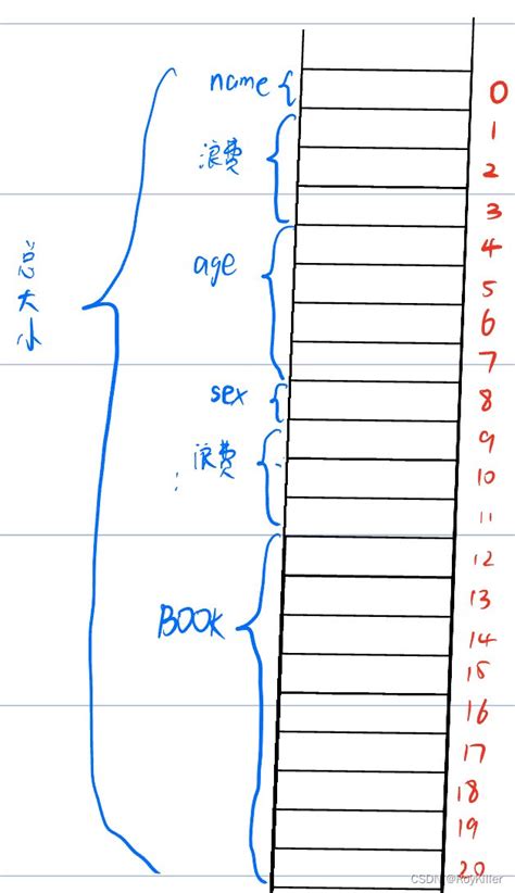 结构体中数据储存方式结构体存储 Csdn博客