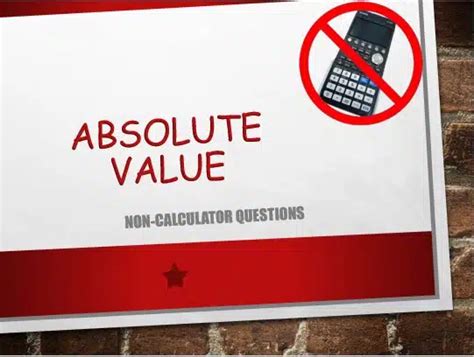 Maths Igcse Topic 01 06 Absolute Value 0607