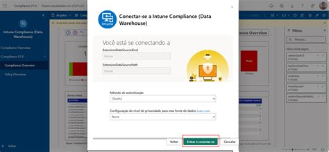 microsoft intune como integrar o compliance data warehouse ao power