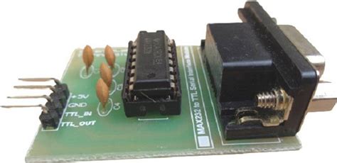 Sciencelab Technosolutions Breakout Board For Max232 Ic Rs232 Serial Port To Ttl 3 3v Or 5v