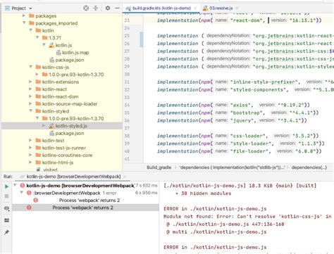 Kotlinjs Unable To Load Kotlin Styled Kotlin Css Js Web Development Kotlin Discussions
