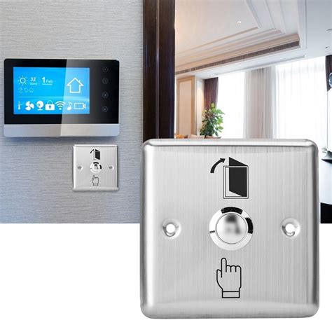 Stainless Steel Door Switch Door Exit Access Push Grandado